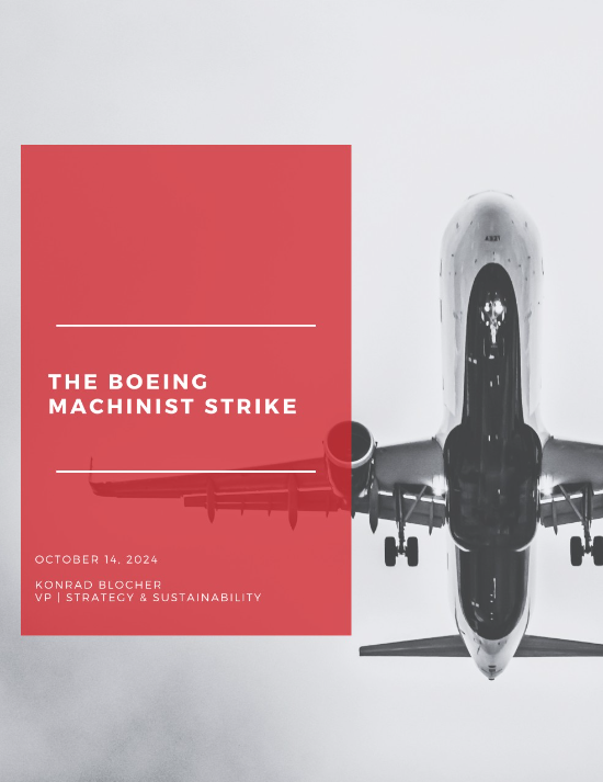 The Boeing Machinist Strike - mba Aviation The Boeing Machinist Strike - mba Aviation